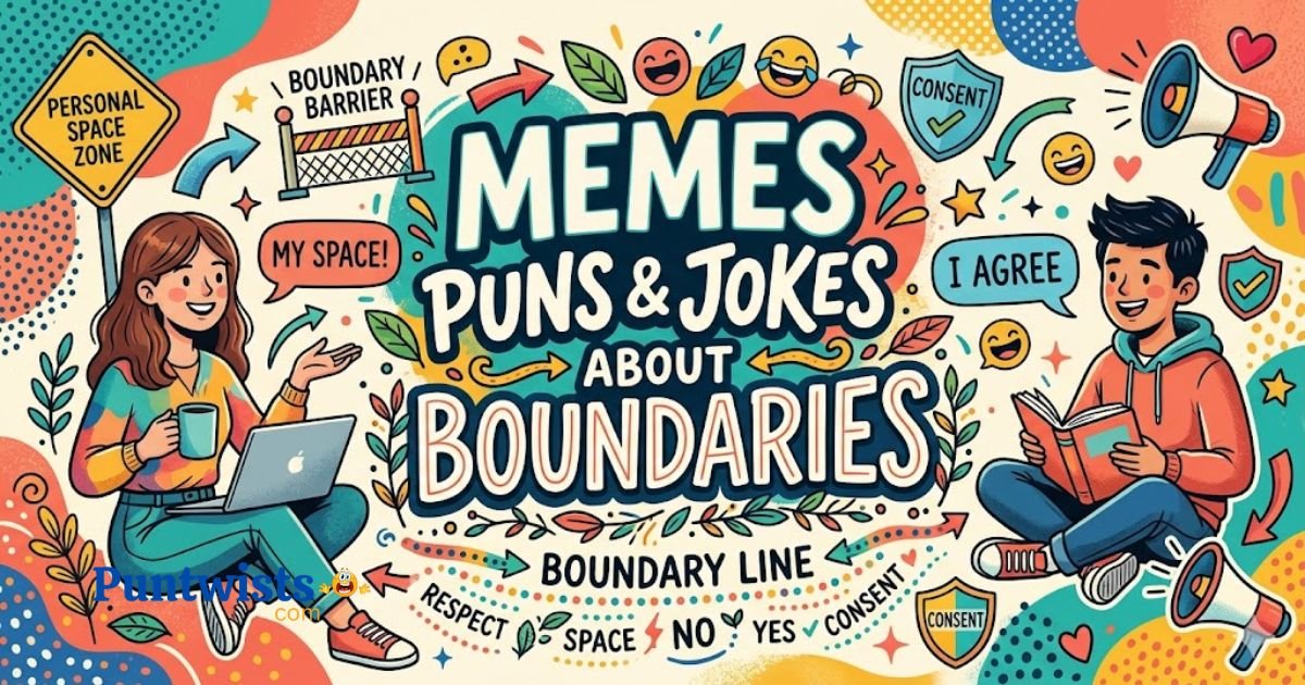 240 + Funny Puns & Jokes About Boundaries (Puntwists.com) - puntwists.com