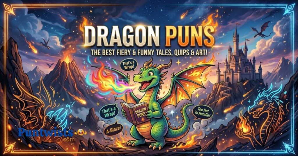 239+🐉Dragon Puns That’ll Set Your Humor on Fire! 2026 - puntwists.com
